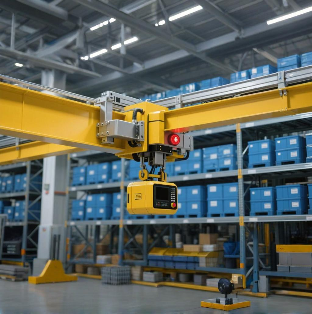 Unmanned Crane Systems for Automated Warehouses